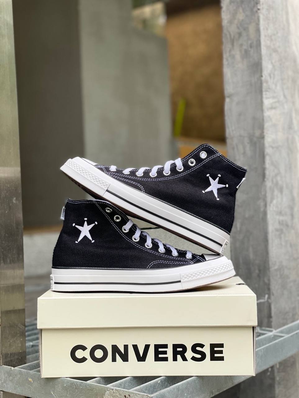 Кроссовки Stussy x Converse Chuck 70 High Black купить оригинал - цена ...