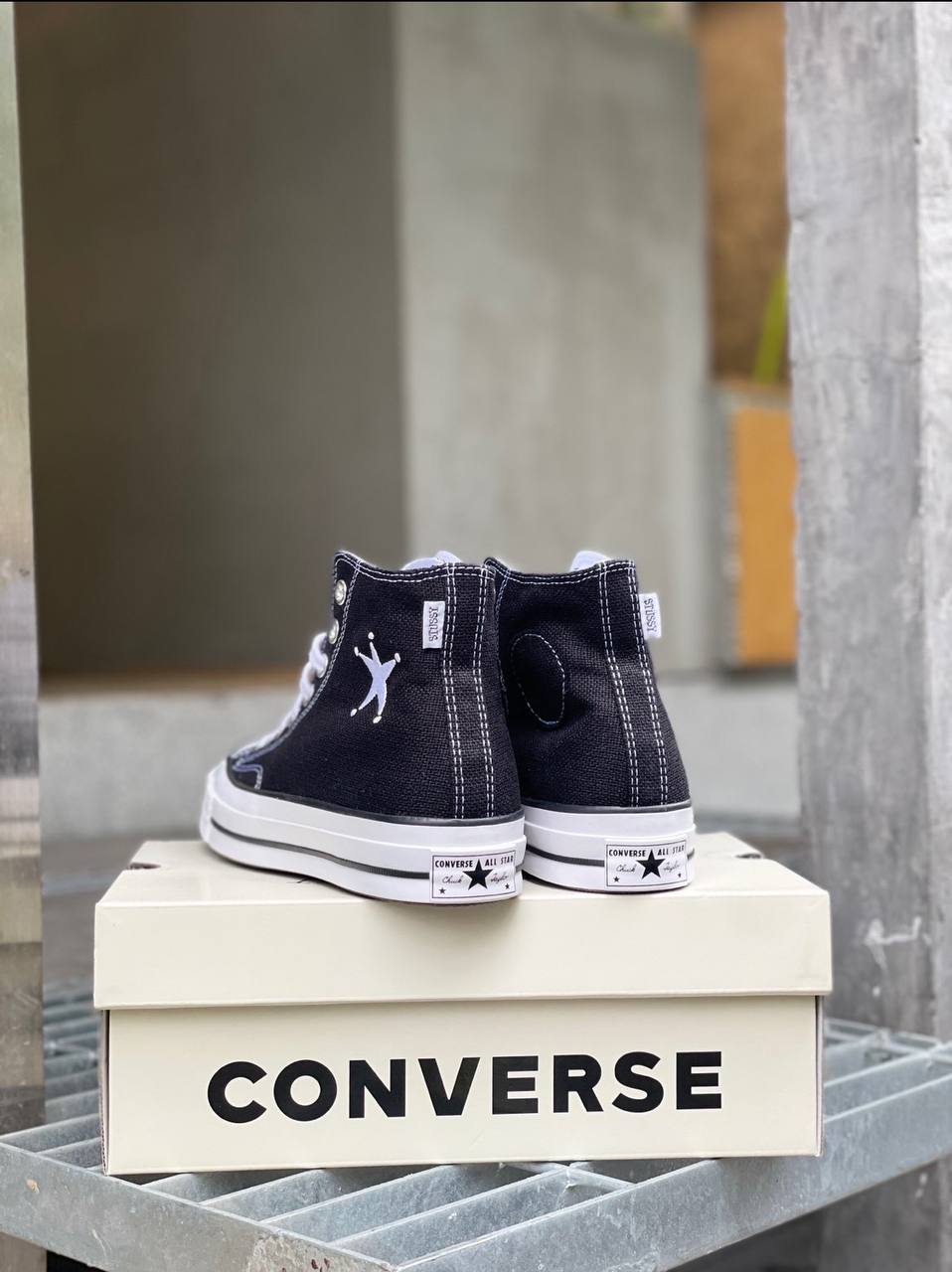 Кроссовки Stussy x Converse Chuck 70 High Black купить оригинал - цена ...