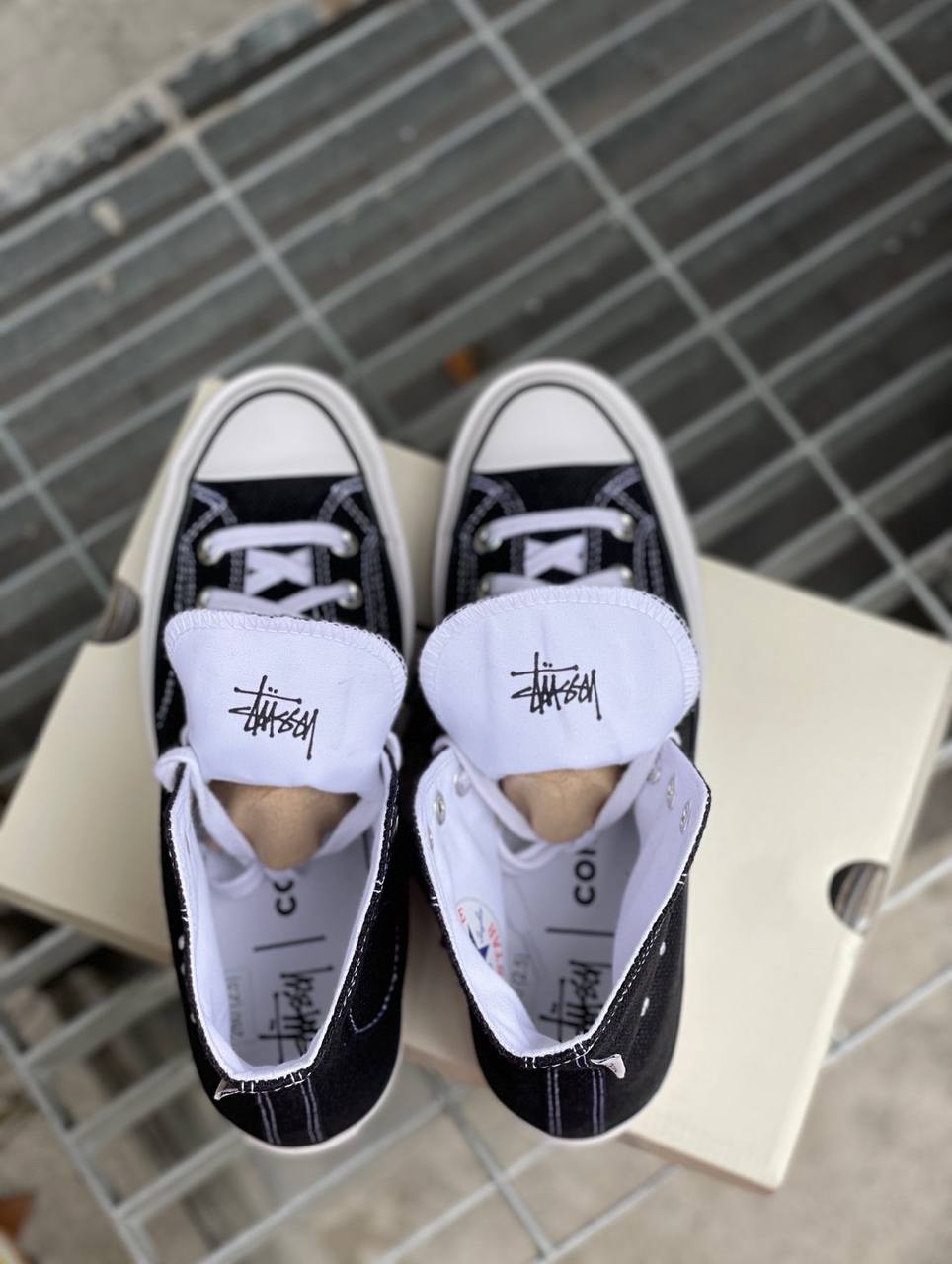 Кроссовки Stussy x Converse Chuck 70 High Black купить оригинал - цена ...