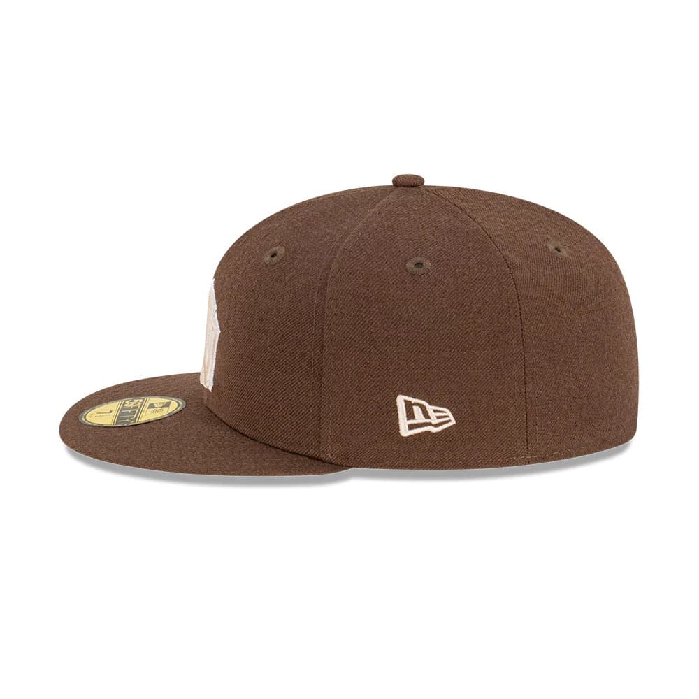 Бейсболка New Era New York Yankees Brownstone 59FIFTY MLB Fitted Hat ...